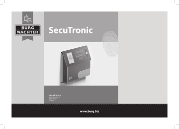 Burg Wächter SECUTRONIC Operating Instructions Manual | Manualzz