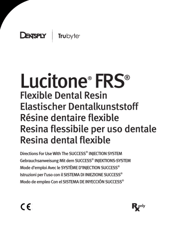 DENTSPLY trubyte Lucitone FRS Manual | Manualzz