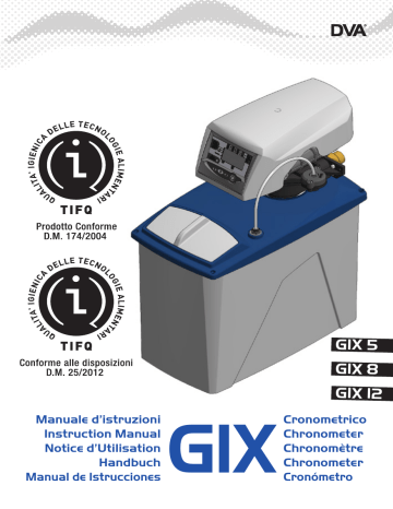 DVA GIX 12, GIX 5, GIX 8 Instruction Manual | Manualzz