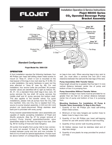 FLOJET N5000 Series Installation, Operation & Service Instructions ...