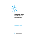 Agilent Technologies 6460, 6490, 6495B Installation Manual | Manualzz