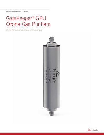 entegris GateKeeper Installation And Operation Manual | Manualzz