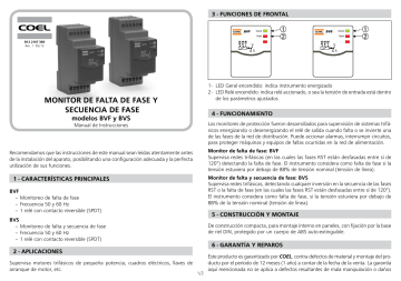 COEL BVF Manual de usuario | Manualzz
