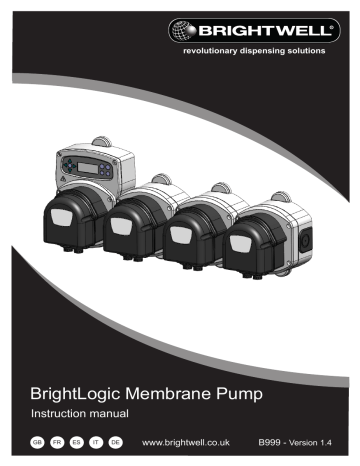 Brightwell BrightLogic XSB718 Instruction Manual | Manualzz