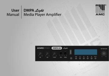 AMC DMPA 120, DMPA 240, DMPA 60, DMPA Series User Manual | Manualzz