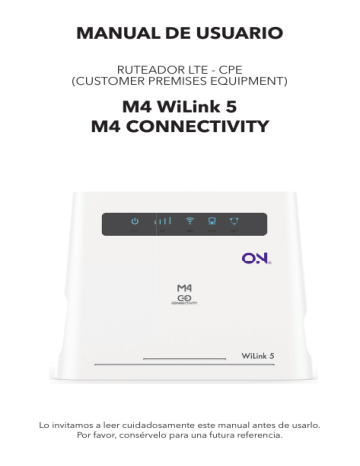 M4 CONNECTIVITY M4 WiLink 5 Manual de usuario | Manualzz