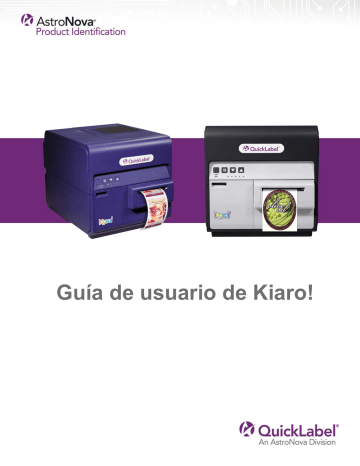 QuickLabel Kiaro Guía del usuario | Manualzz