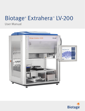 Biotage Extrahera LV-200 User Manual | Manualzz