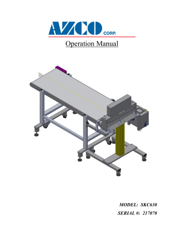 Azco SKC630, SUR-CUT Operation Manual | Manualzz