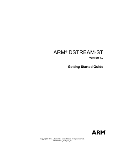 ARM DSTREAM-ST Getting Started Manual | Manualzz
