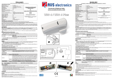 AVS Electronics WIC 4 Manual | Manualzz