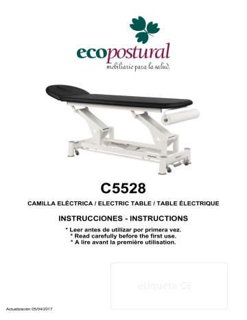 ECOPOSTURAL C5528 Instructions Manual | Manualzz