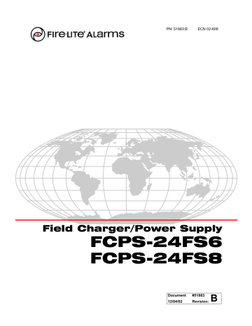Fire-Lite FCPS-24FS6 Manual | Manualzz