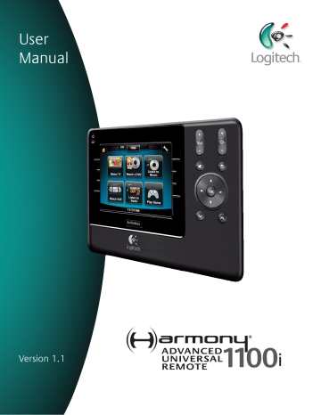 Logitech 1100i Universal Remote User Manual | Manualzz