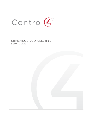 Control 4 C4-VDB-E Setup Manual | Manualzz