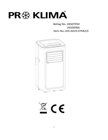 BAHAG JHS-A019-07KR2/E, ProKlima 26506966 Instruction Manual | Manualzz