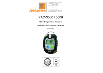 Dräger Pac 3500, Pac 5500 Instruction Manual | Manualzz