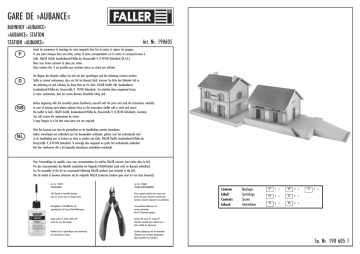 Faller AUBANCE STATION Manual | Manualzz
