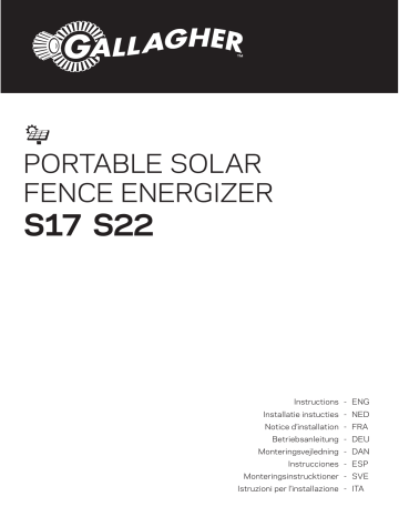 Gallagher S17 Instructions Manual | Manualzz