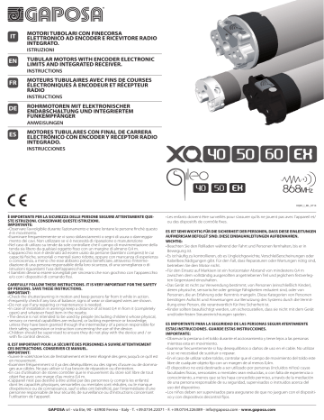 GAPOSA XQ Sileo 40 Instructions Manual | Manualzz