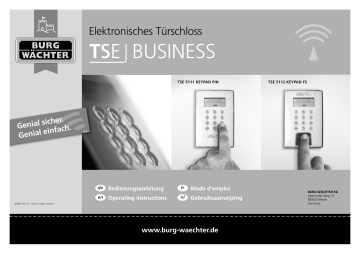 Burg Wächter TSE 5111 Operating Instructions | Manualzz