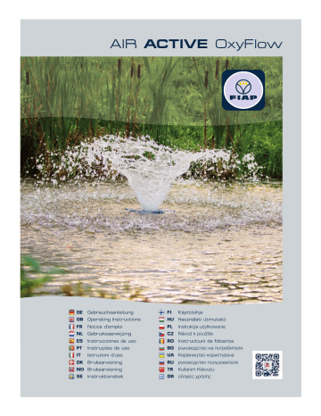 Fiap Air Active OxyFlow Operating Instructions Manual | Manualzz