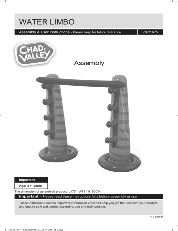 Chad Valley WATER LIMBO Assembly & User Instructions | Manualzz