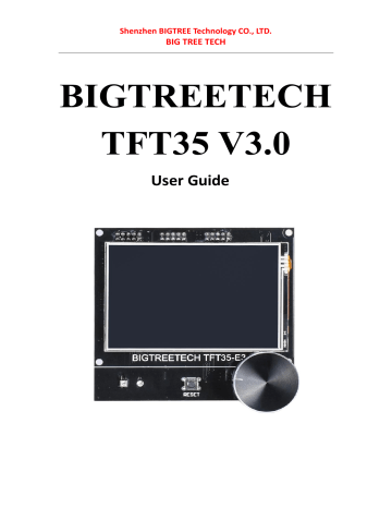 BIGTREETECH TFT35 User Manual | Manualzz