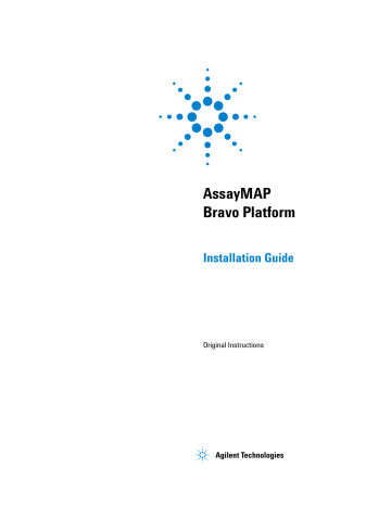 Agilent Technologies AssayMAP Bravo Installation Manual | Manualzz