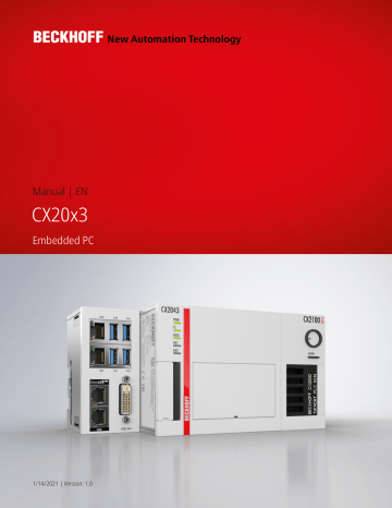Beckhoff CX2000 Series, CX2033, CX2043 Manual | Manualzz