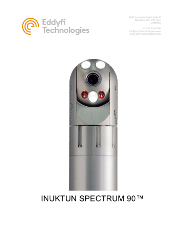 Eddyfi Technologies INUKTUN SPECTRUM 90, SP90 User Manual | Manualzz