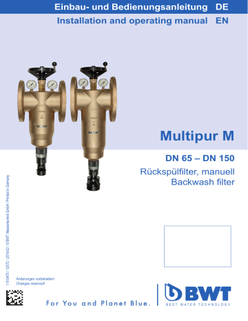 BWT Multipur M DN80 Installation And Operating Manual | Manualzz