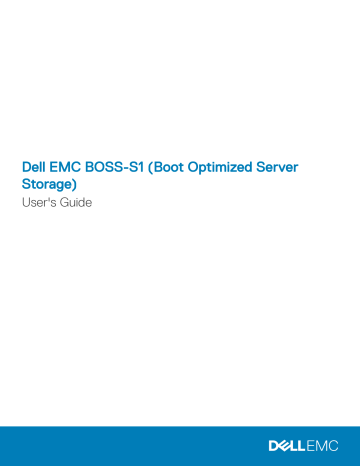 Dell EMC BOSS-S1 User Manual | Manualzz