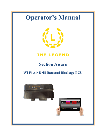 AGTRON Legend Operator's Manual | Manualzz