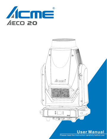 ACME Aeco 20, EYES C, SUPER GEIST FRAMING User Manual | Manualzz