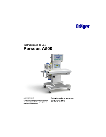 Dräger Perseus A500 Instrucciones de operación | Manualzz