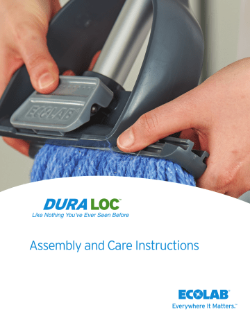 Ecolab DuraLoc Assembly And Care Instructions | Manualzz