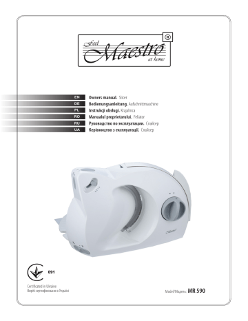 Feel-Maestro MR 590 Owner's Manual | Manualzz