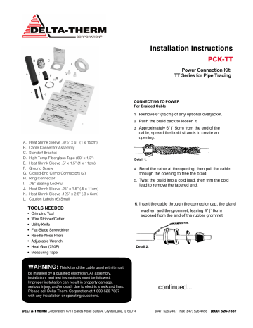Delta-Therm TT Series Installation Instructions | Manualzz
