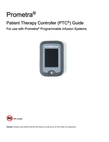 Flowonix Prometra Patient Therapy Controller Manual | Manualzz