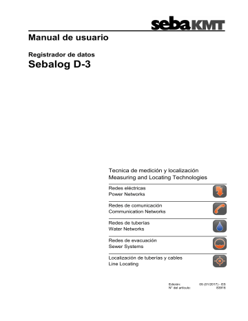 sebaKMT Sebalog D-3 Manual de usuario | Manualzz