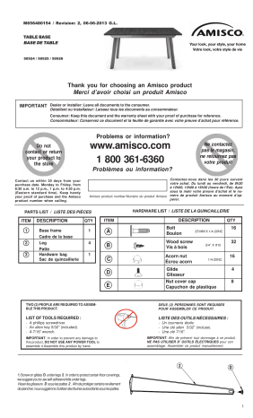 Amisco 50524 Manual | Manualzz