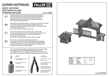 Faller 144022 Manual | Manualzz