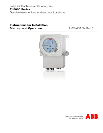 ABB EL3060-CU Instructions For Installation Start-Up And Operation ...