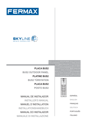 Fermax SKYLINE Series Installer Manual | Manualzz