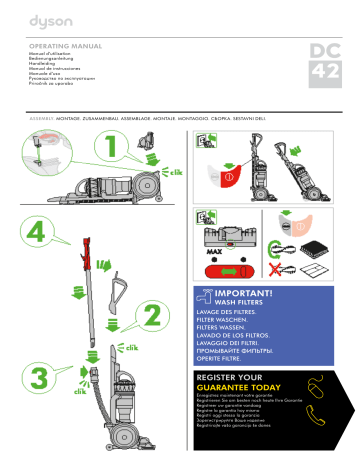 Dyson DC42 Manual De Instrucciones | Manualzz