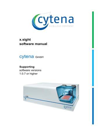 CYTENA x.sight Software Manual | Manualzz