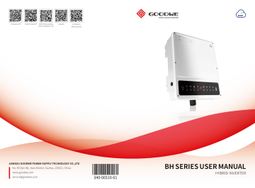 2.4.2 On-Grid & Back-Up Connection. Goodwe BH SERIES, GW6000-BH, GW5000-BH | Manualzz