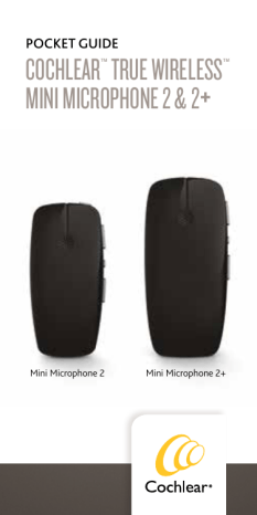 Cochlear True Wireless Mini Microphone 2 Pocket Manual | Manualzz