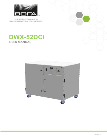 Bofa DWX-52DCi User Manual | Manualzz